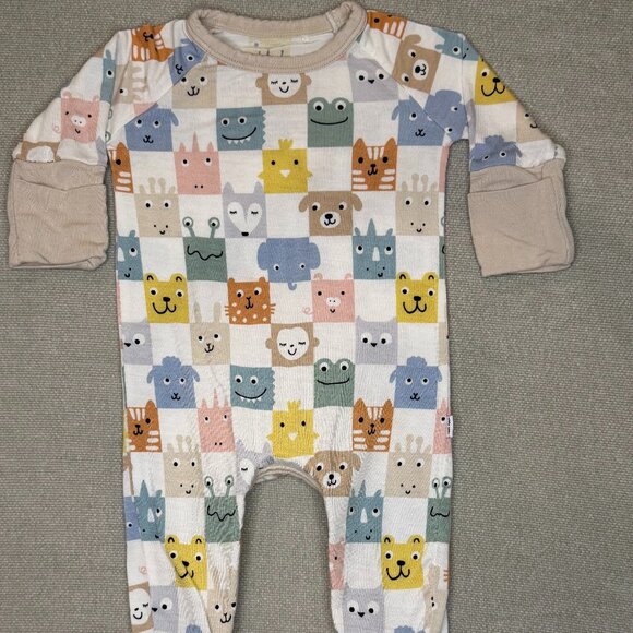 Little Sleepies | One Pieces | Little Sleepies Check Mates Crescent ...